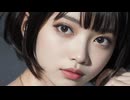 ノーブラ美女と見つめ合う2分20秒【Al美女】 - nicozon